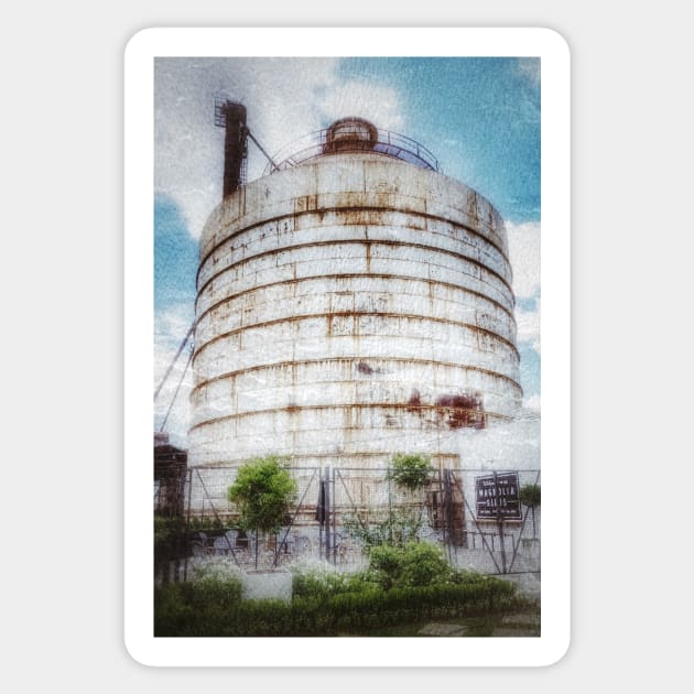 Magnolia Silo - Waco Texas - Magnolia - Sticker | TeePublic