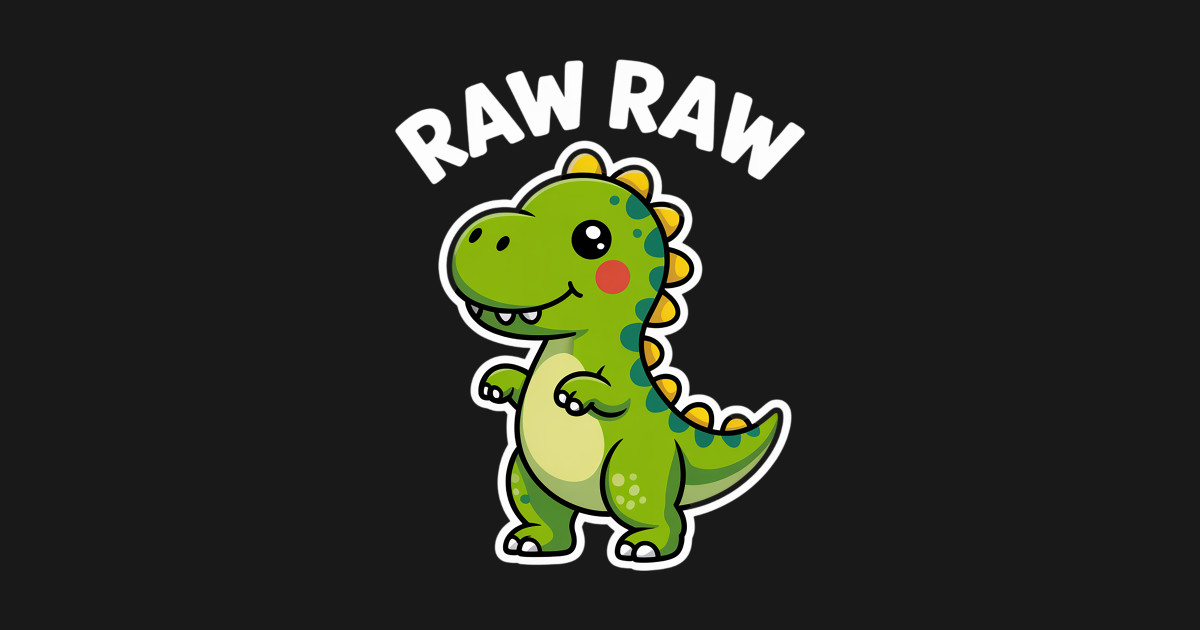 Kawaii cute anime Dinosaur - Kawaii Cute Anime Dinosaur - T-Shirt ...