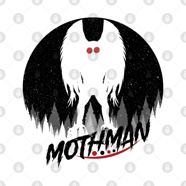 Mothman Silhouette - Cryptid - T-Shirt | TeePublic