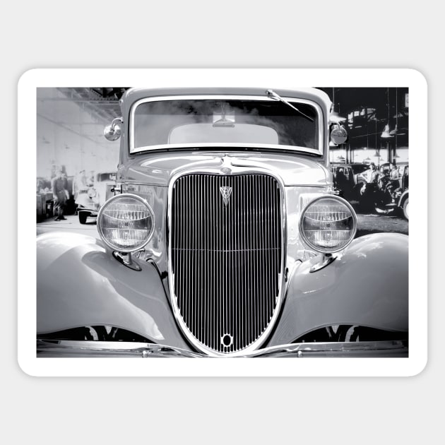 1934 Ford V8 Coupe - Automotive - Sticker | TeePublic