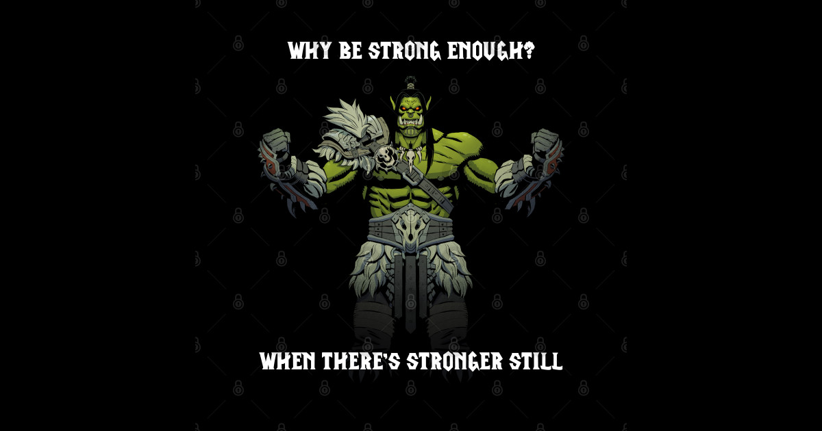 Green Orc Motivation - Bodybuilding - Sticker | TeePublic