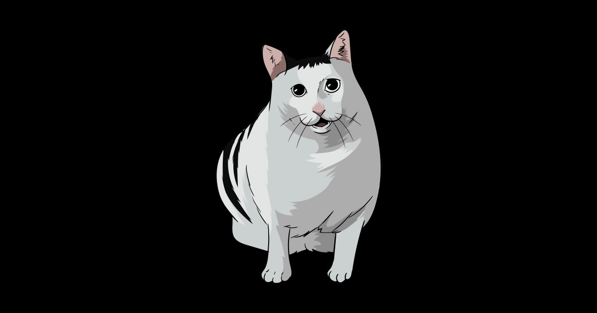 Huh Cat Meme - Huh Cat - Sticker | TeePublic