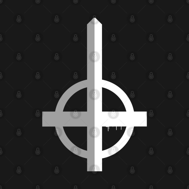 Inverted Cross - Satanic Inverted Cross - Long Sleeve T-Shirt | TeePublic