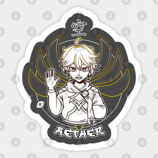 Aether - Genshin Impact - Genshin Impact - Sticker | TeePublic