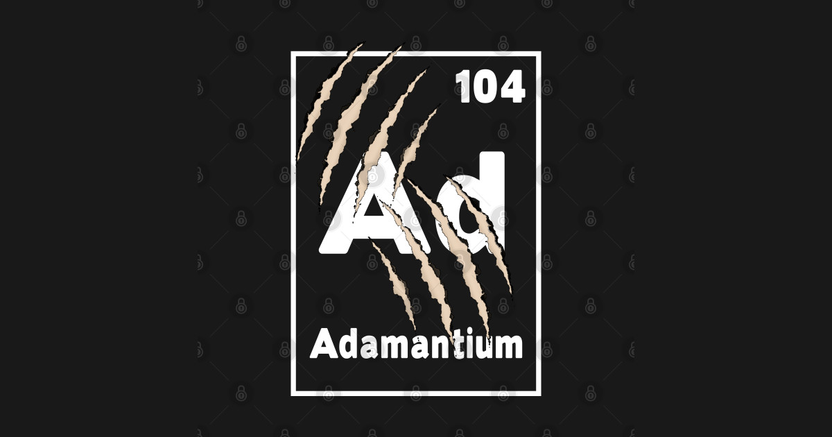 Adamantium - Wolverine - T-Shirt | TeePublic