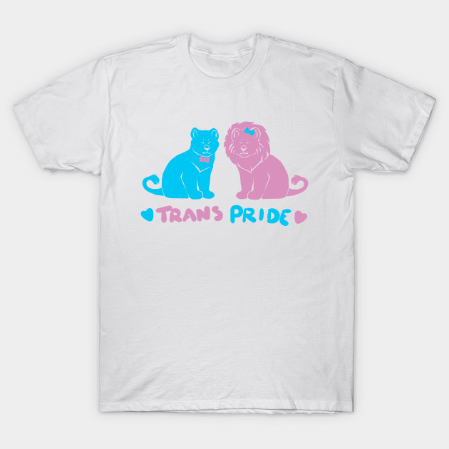 happy trans lions 2.0 - Trans Pride - T-Shirt | TeePublic