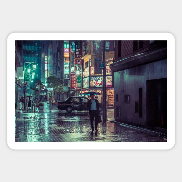 The Smiling Japanese Man - Tokyo - Sticker | TeePublic