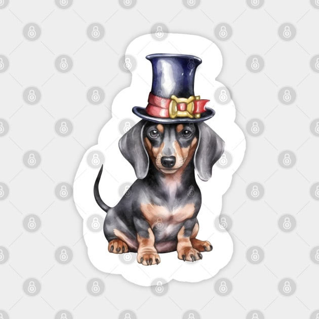 magic top hat dog