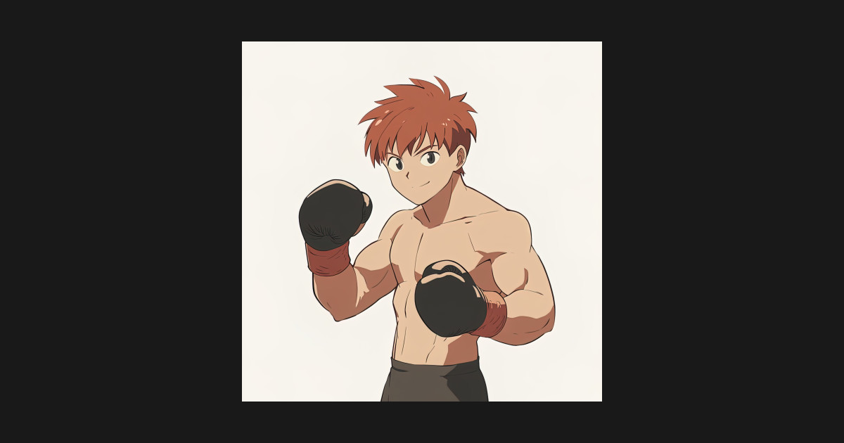 Fighter | Anime style - Fighter - T-Shirt | TeePublic