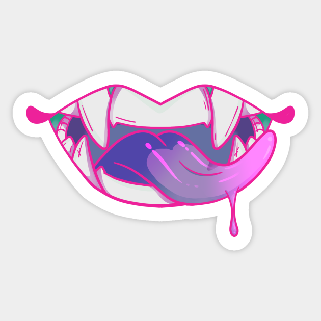 Smiling Maw - Furry - Sticker | TeePublic