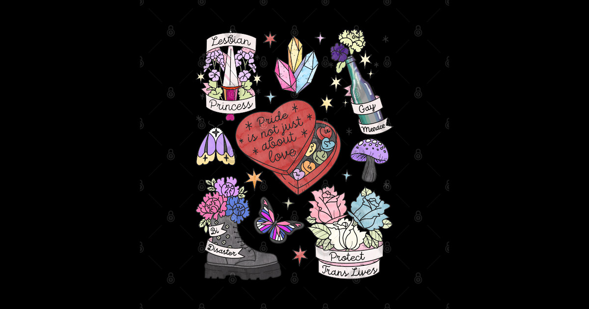 pride flash sheet - Pride - Sticker | TeePublic