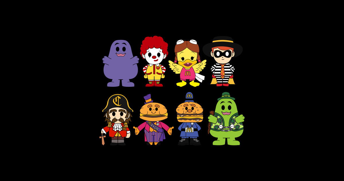 Ronald Mcdonald and Friends - Mcdonalds - Sticker | TeePublic