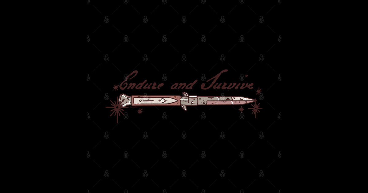 Endure and Survive - Tlou - Sticker | TeePublic Endure and Survive - Tlou - Sticker | TeePublic
