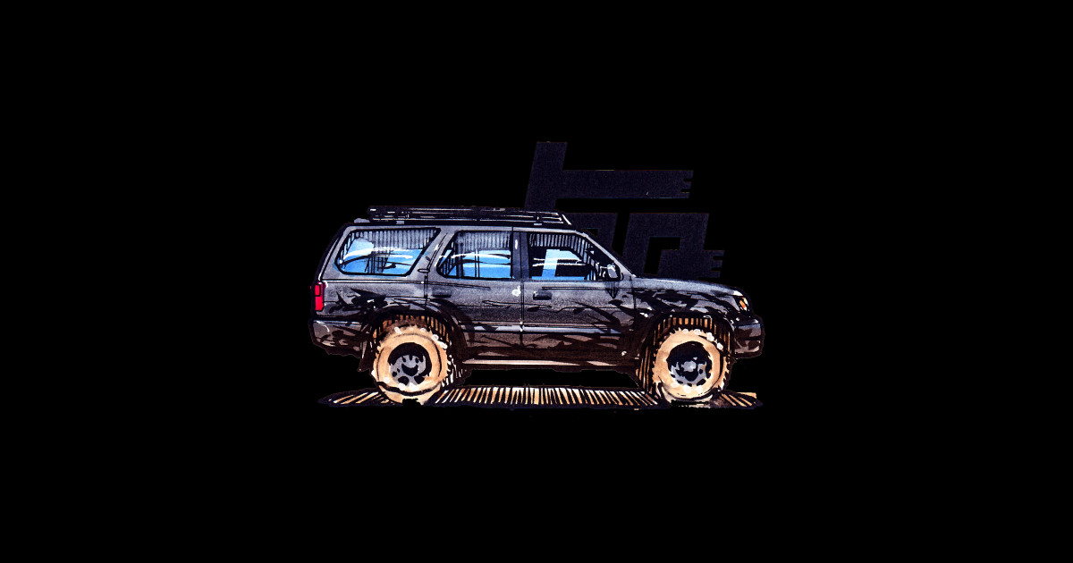 3rd Gen 4Runner TRD - Midnight - 4runner - Sticker | TeePublic