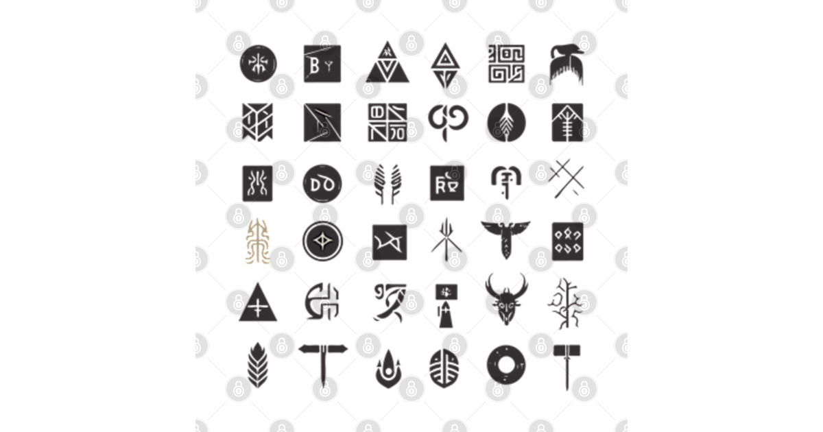 Runic Text Norse Mythology Nordic Culture Of Vikings - Norse - T-Shirt ...