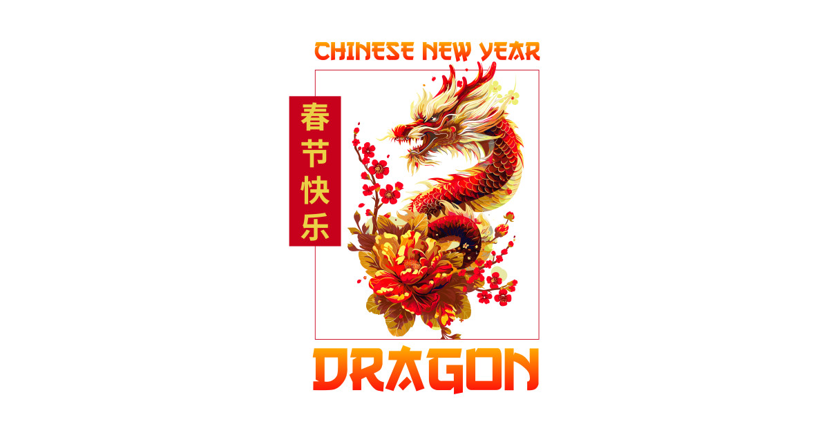 Vibrant Golden Dragon: Popping Chinese New Year - Chinese New Year ...