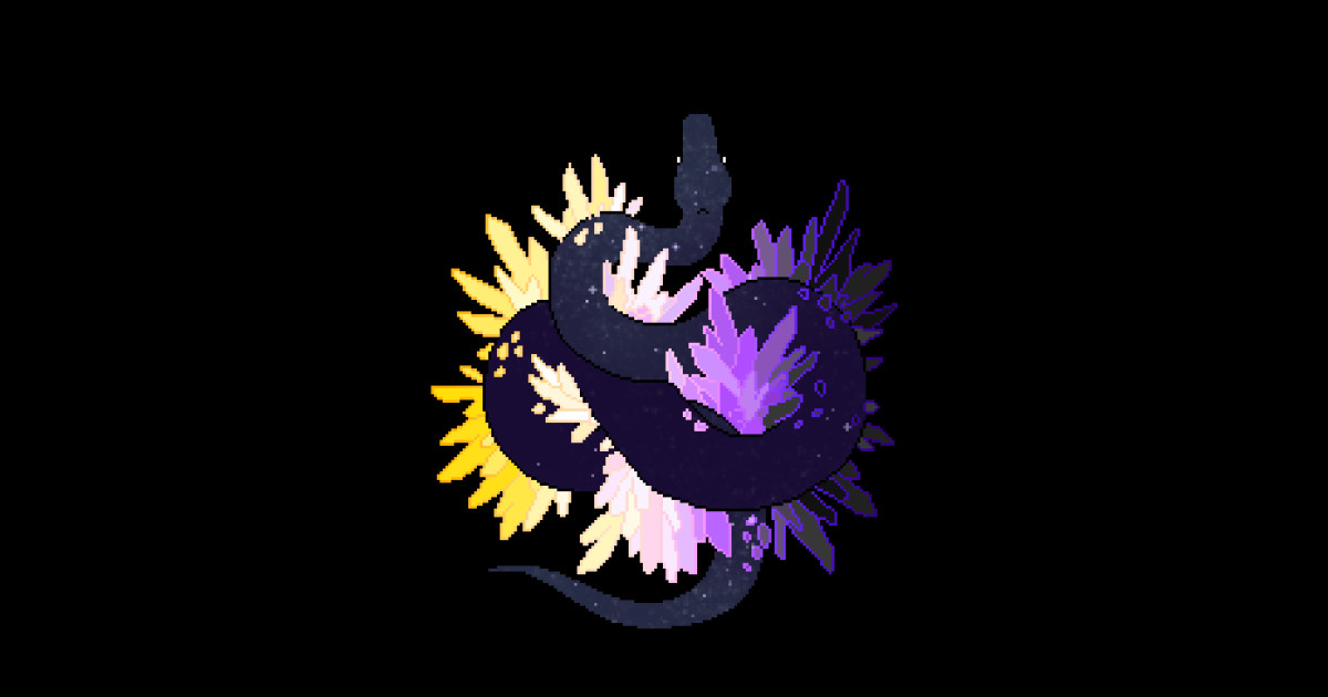 Nonbinary Pride Flag Galaxy Python - Pride - Sticker | TeePublic