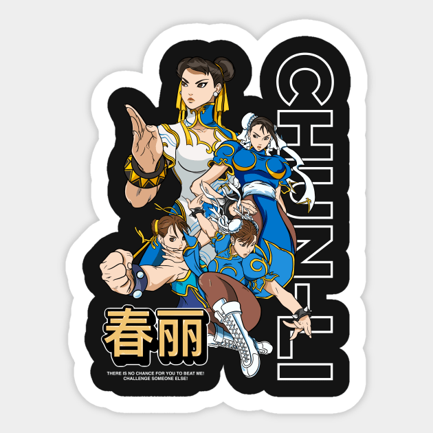 Chun-Li - Chun Li - Sticker | TeePublic