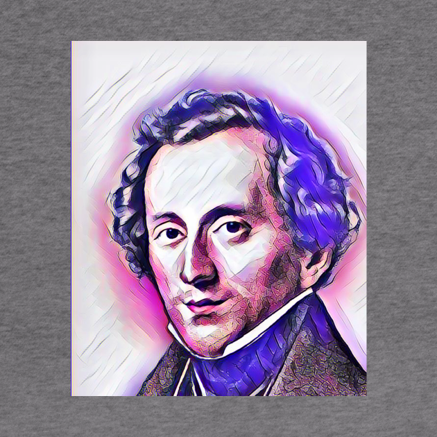 Felix Mendelssohn Pink Portrait | Felix Mendelssohn Artwork 7 - Felix ...