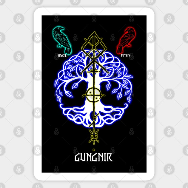 Gungnir odin spear - Gungnir Odin Spear - Sticker | TeePublic