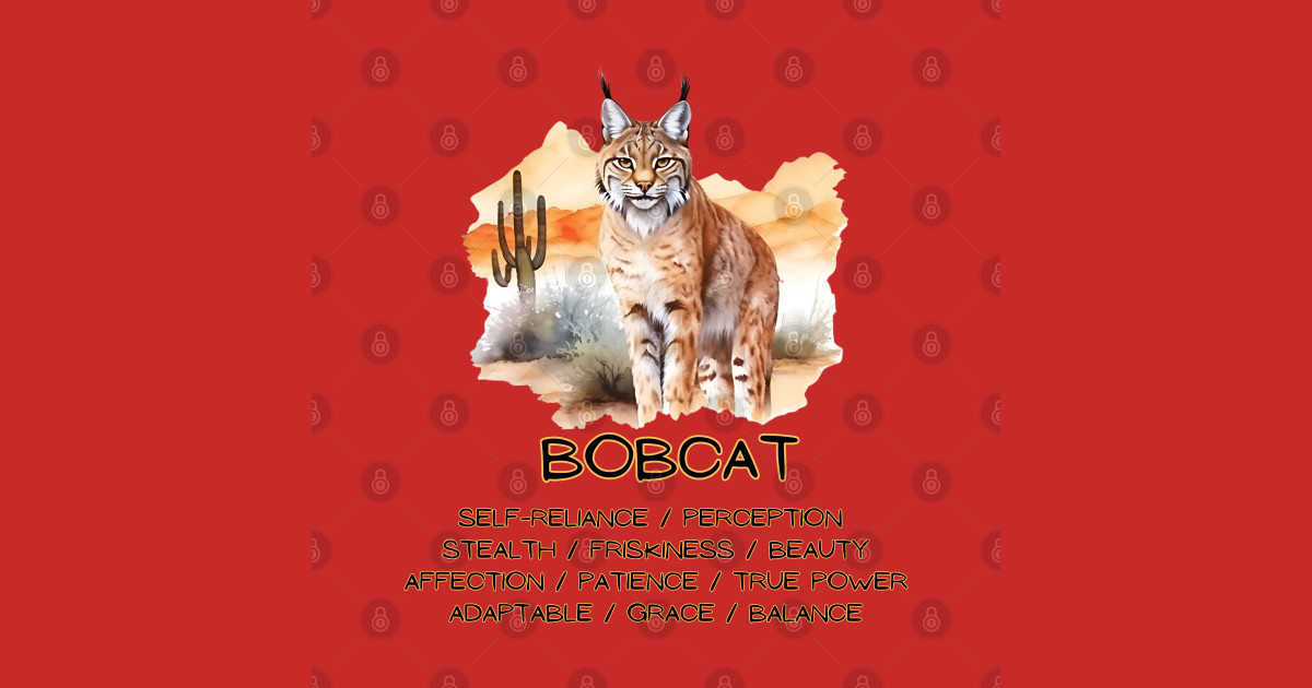 Spirit Power Animal Guide Totem BOBCAT Mascot Symbol - Spirit Power ...