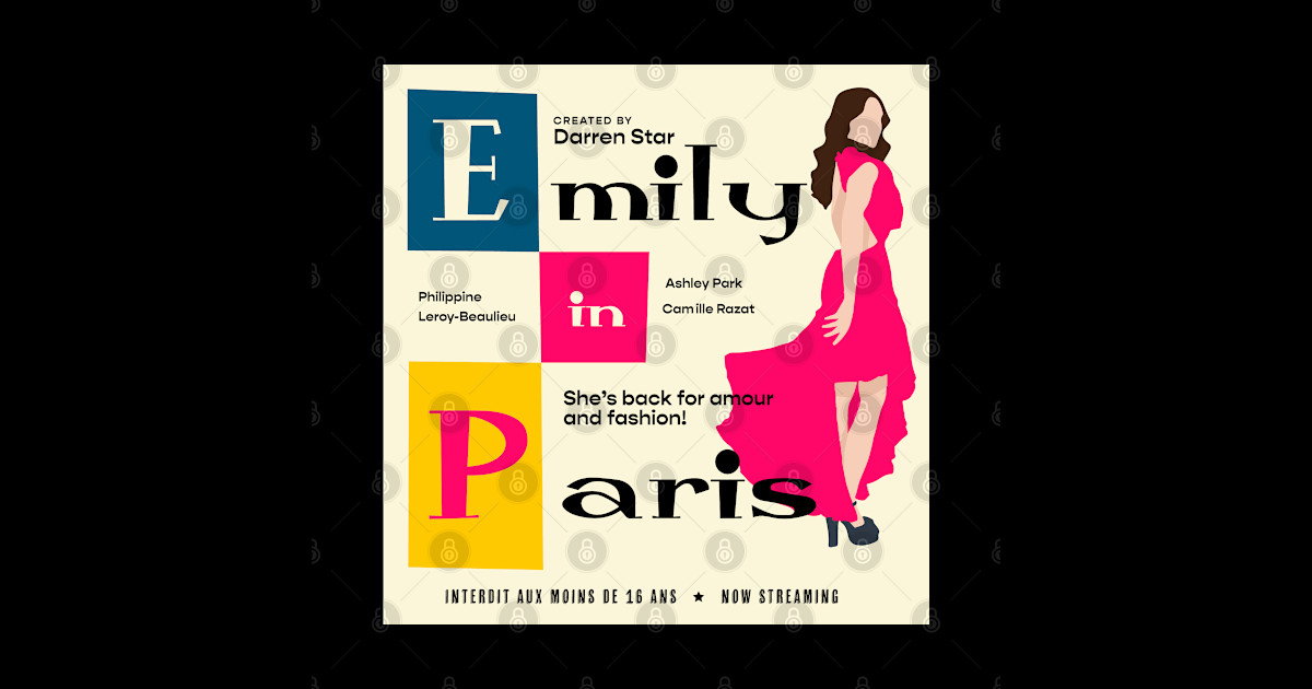 Emily in Paris Godard - Emily In Paris - Posters and Art Prints | TeePublic