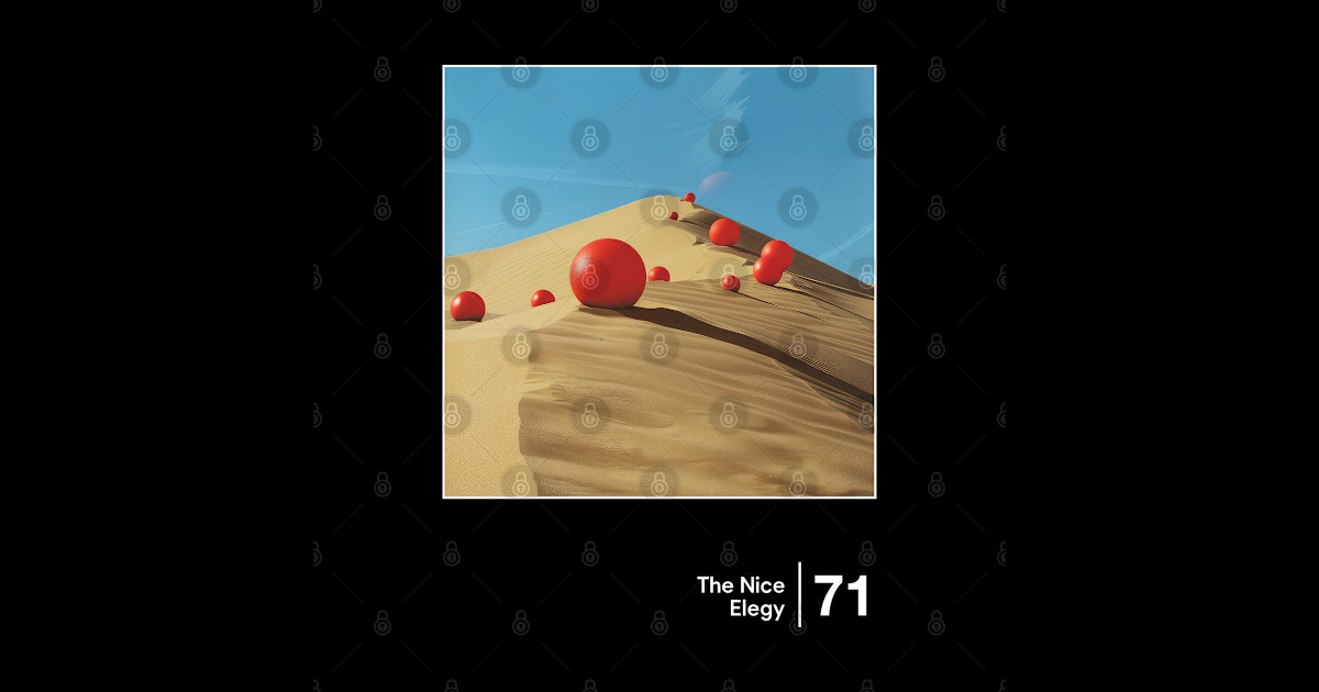 Elegy - Minimal Style Graphic Design - The Nice - Posters and Art ...