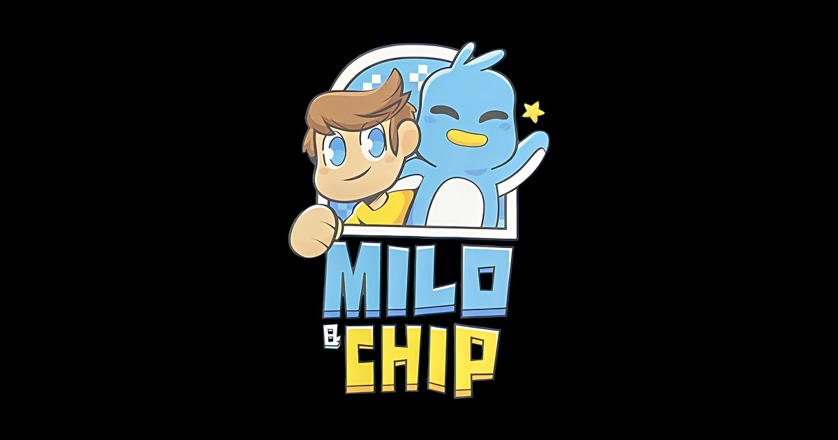milo and chip merch - Milo And Chip Merch - Sticker | TeePublic