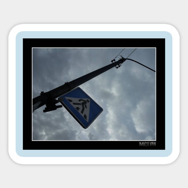 Pedestrian Crossing Sign - Sign - Sticker | TeePublic