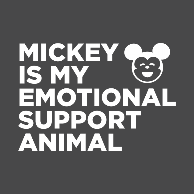 Emotional Support Mickey - Mickey Mouse - T-Shirt | TeePublic