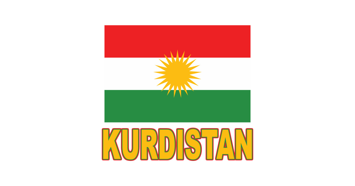 The Pride of Kurdistan - Kurdish Flag Design - Kurdistan - Long Sleeve ...