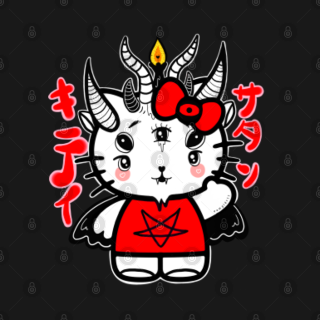hello kitty demon - Hello Kitty Cute - Long Sleeve T-Shirt | TeePublic