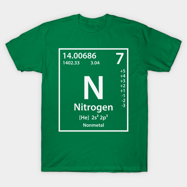 Nitrogen Element - Nitrogen - T-Shirt | TeePublic