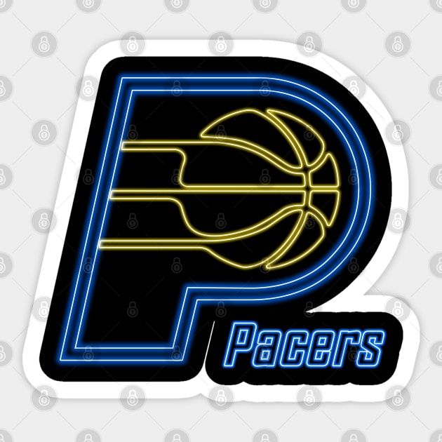 Indiana Pacers Logo - Indiana Pacers - Sticker | TeePublic