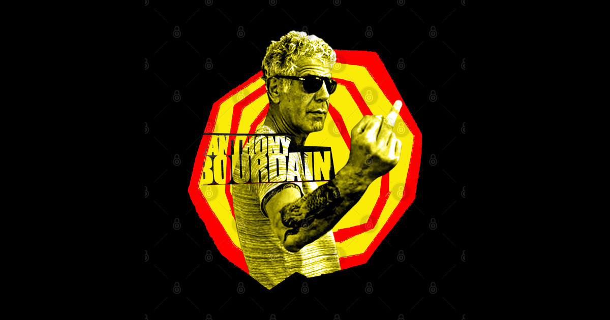 anthony bourdain middle finger style - Anthony Bourdain - Posters and ...
