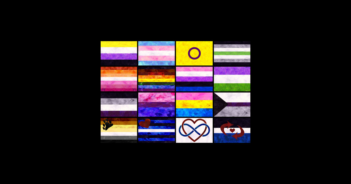 Pride Flag Collage - Pride Flags - T-Shirt | TeePublic