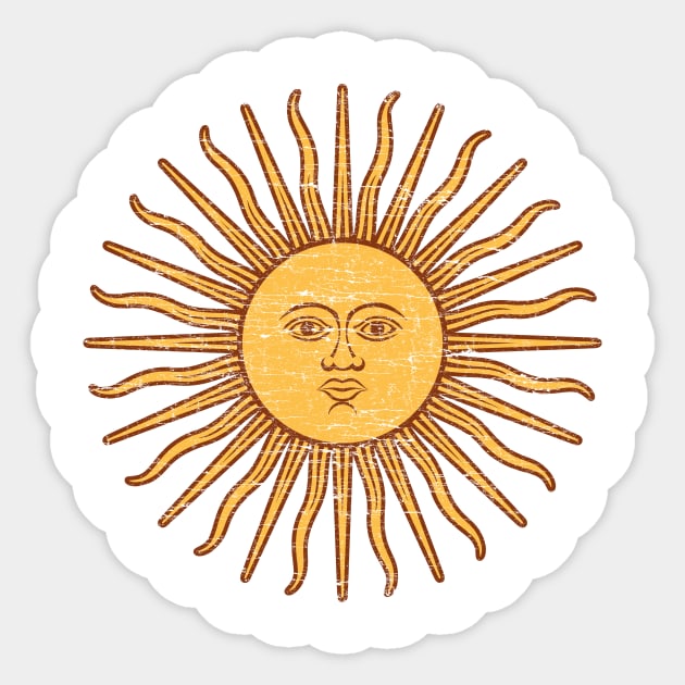 why is there a sun on the argentina flag