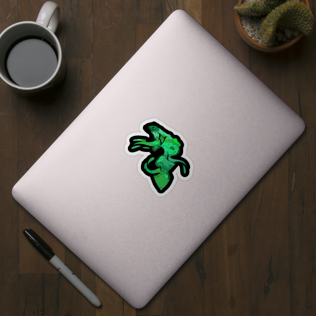 oi mate whats poppin - Creature - Sticker | TeePublic
