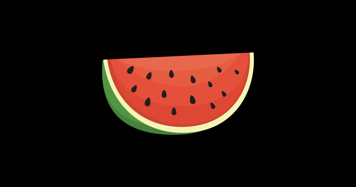 Juicy Watermelon Slice – Fun Summer Fruit Design - Watermelon Slice ...