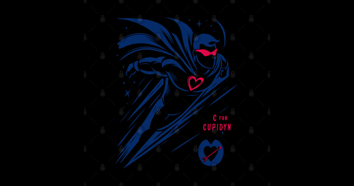 Dynamic Cupid-Inspired Hero Design – Valentine’s Day Graphic Tee – For ...