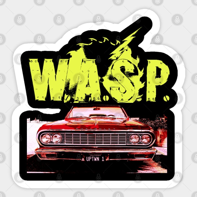 W.A.S.P rock - Wasp - Sticker | TeePublic