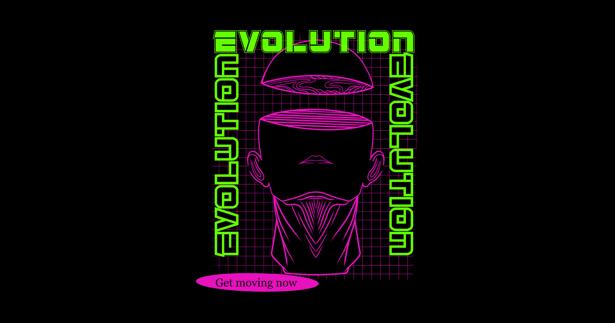 Evolution - Evolution - Sticker | TeePublic