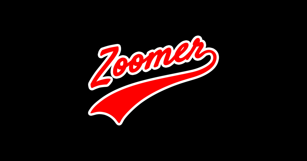 Zoomer with Text Tail - Zoomer - T-Shirt | TeePublic