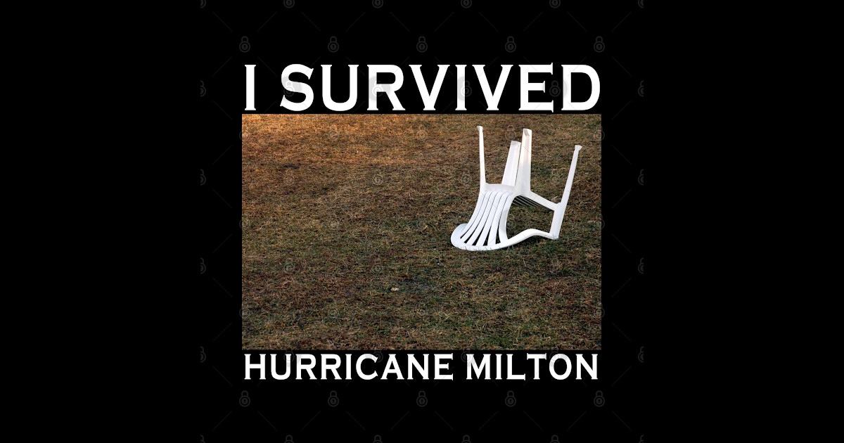 I Survived Hurricane Milton - Hurricane Milton - Sticker | TeePublic