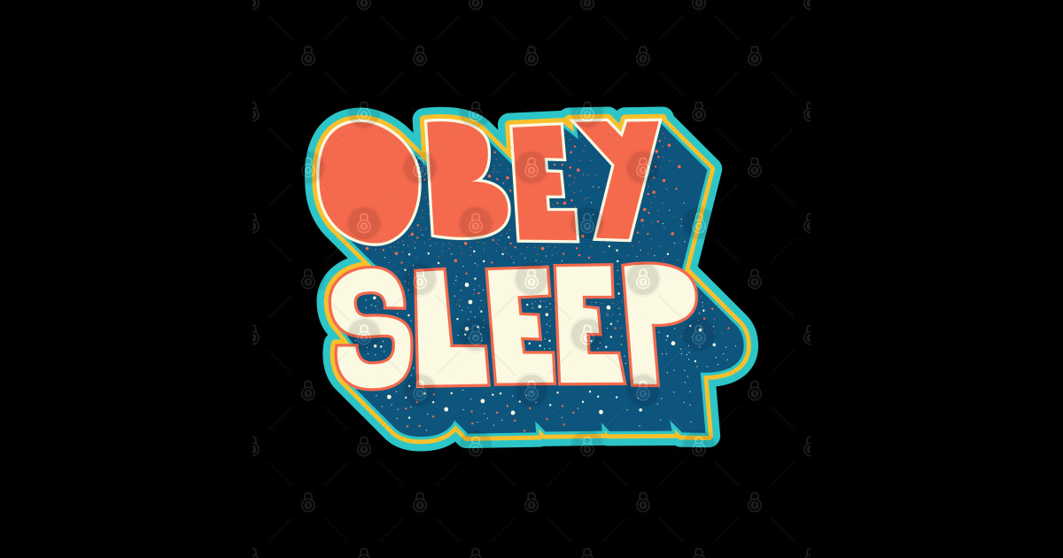Obey - Shirt Design. Typography art. - Obey Style - Sticker | TeePublic