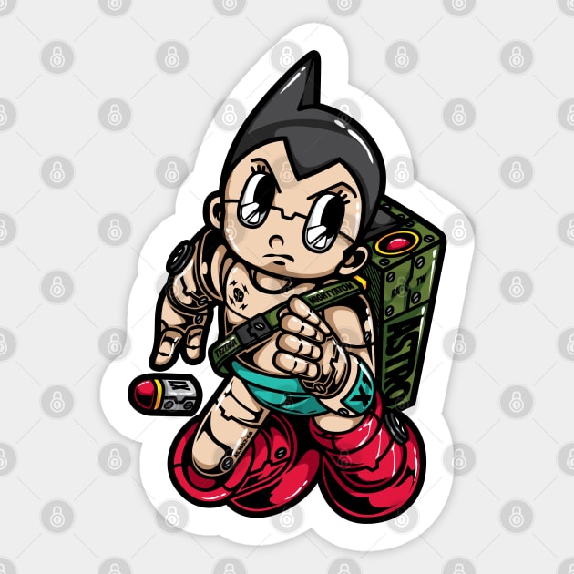 ASTRO BOY MECH - Astro Boy Mech - Sticker | TeePublic