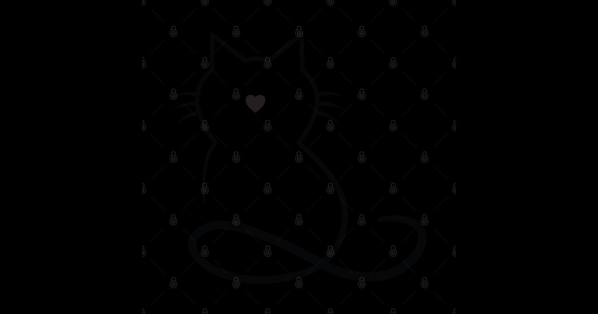 Fancy Black Cat - Fancy Cat - Sticker | TeePublic