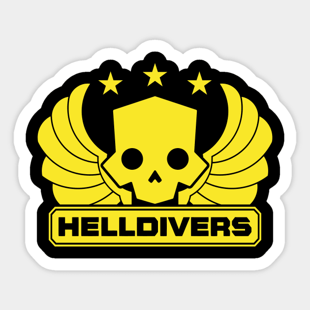 Helldivers 2 Fan Emblem - Helldivers 2 - Sticker | TeePublic