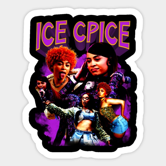 Ice Spice - Rapper Music - Sticker | TeePublic