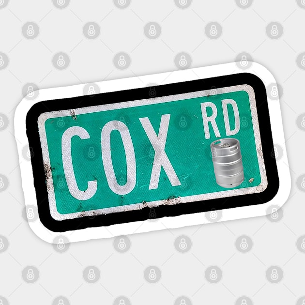 Cox Road Keg Club - Cal Mum - Sticker | TeePublic